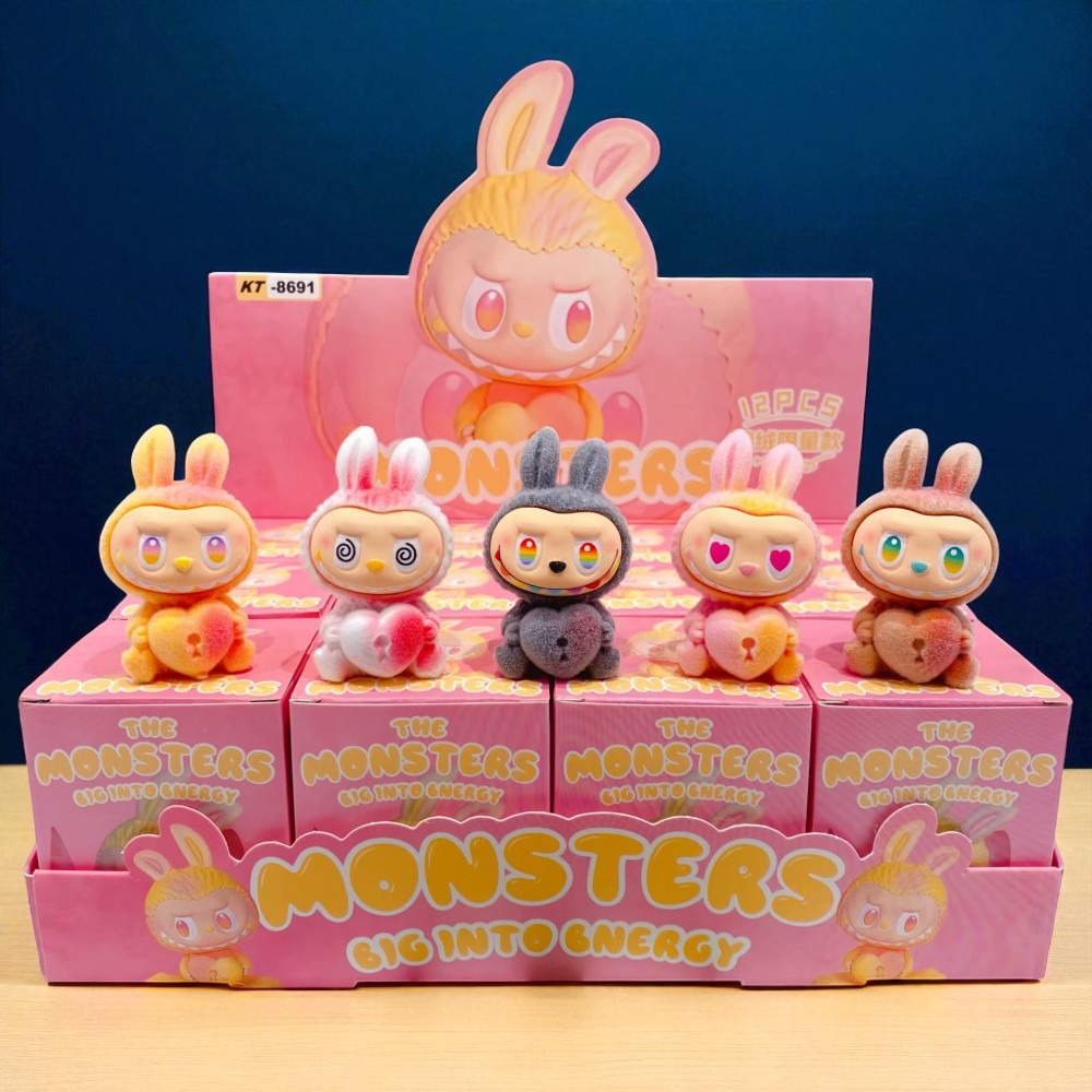 Mini figura in vinile stile Labubu bambino misterioso collezione ...